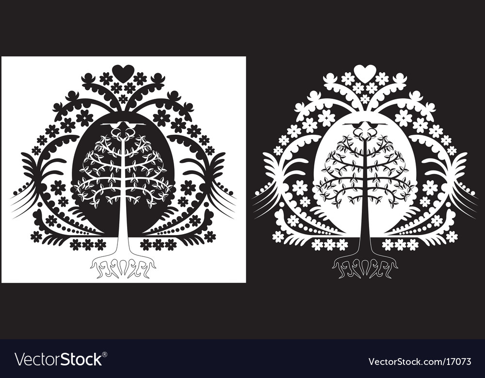 Spring landscape Royalty Free Vector Image - VectorStock
