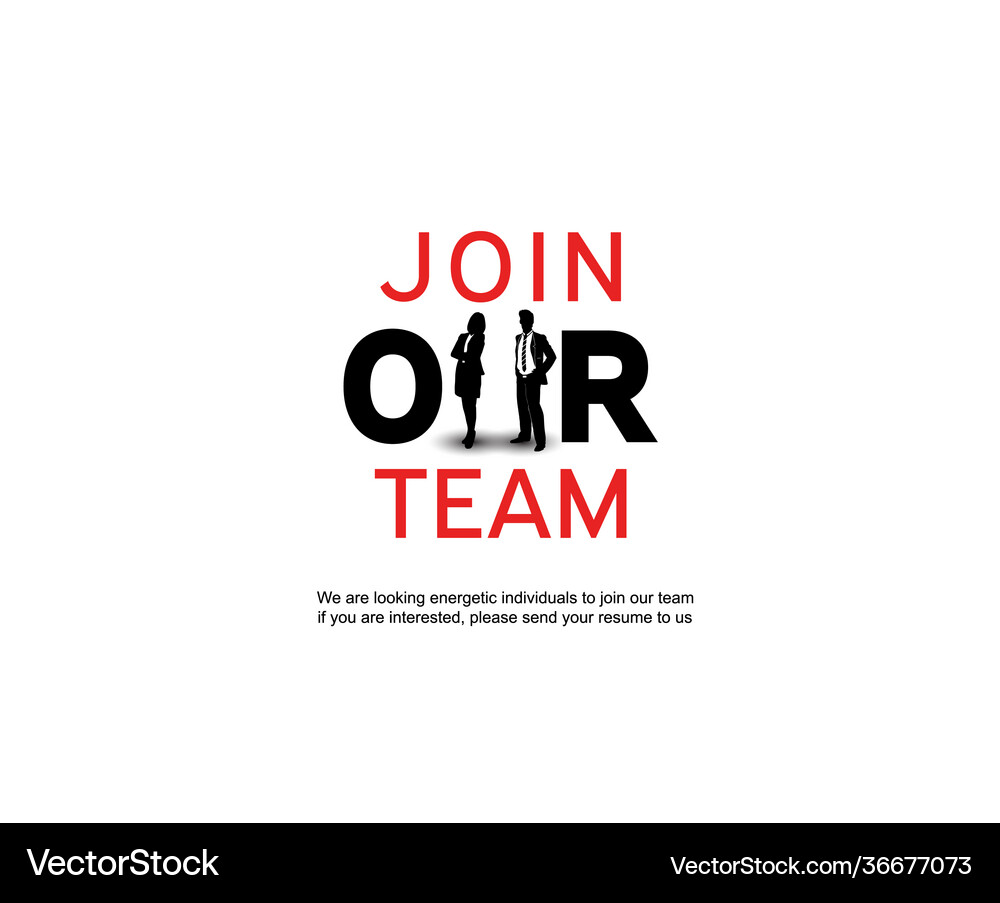 Team Recruitment - Business Professionals Vector Image
