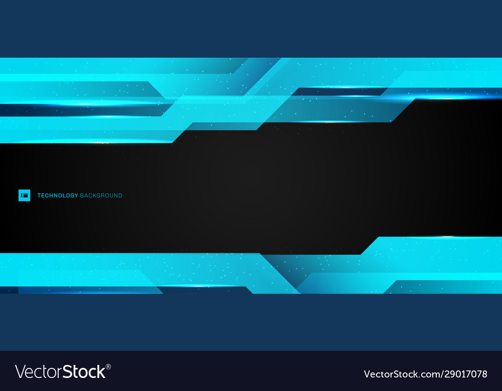 Abstract layout modern technology design banner Vector Image