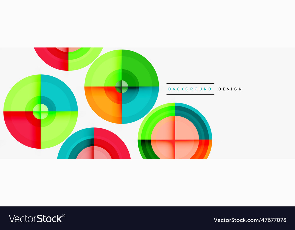Circle pattern background abstract backgrounds Vector Image