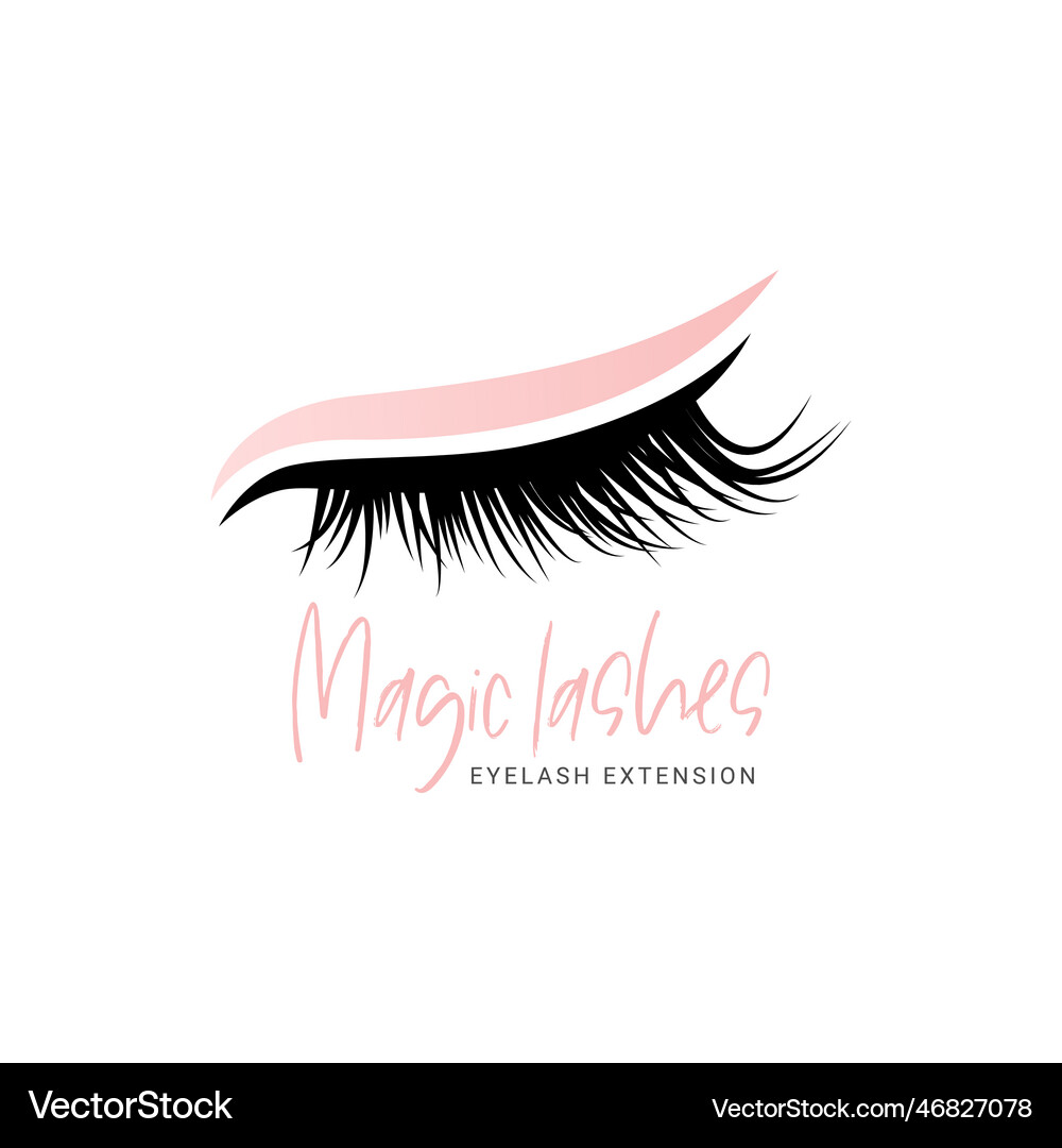 Eyelash Logo - Lash Master Royalty Free Vector Image