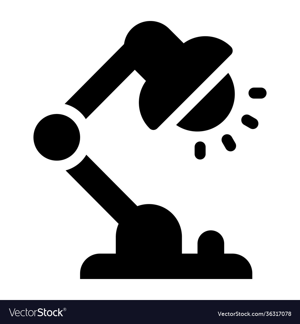 Study lamp Royalty Free Vector Image - VectorStock
