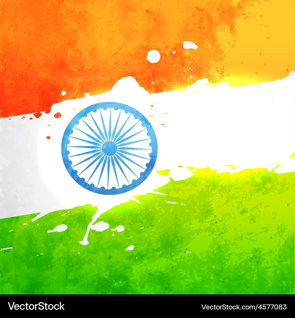 India flag Royalty Free Vector Image - VectorStock