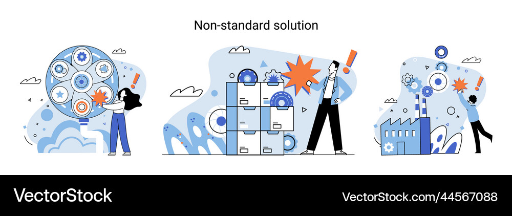 Non standart solution creation of individual Vector Image
