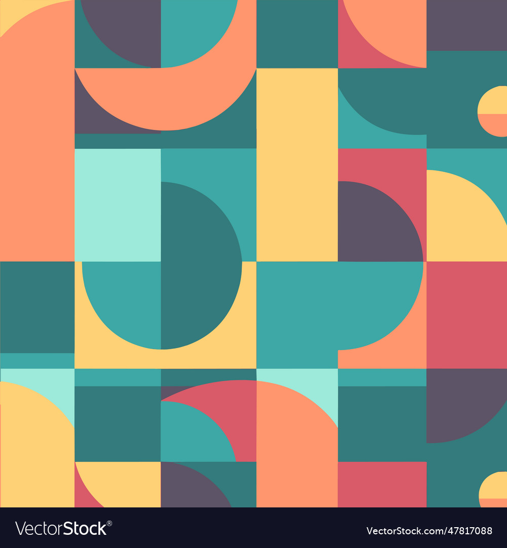 Retro abstract geometric pattern design Royalty Free Vector Retro abstract geometric pattern design Royalty Free Vector