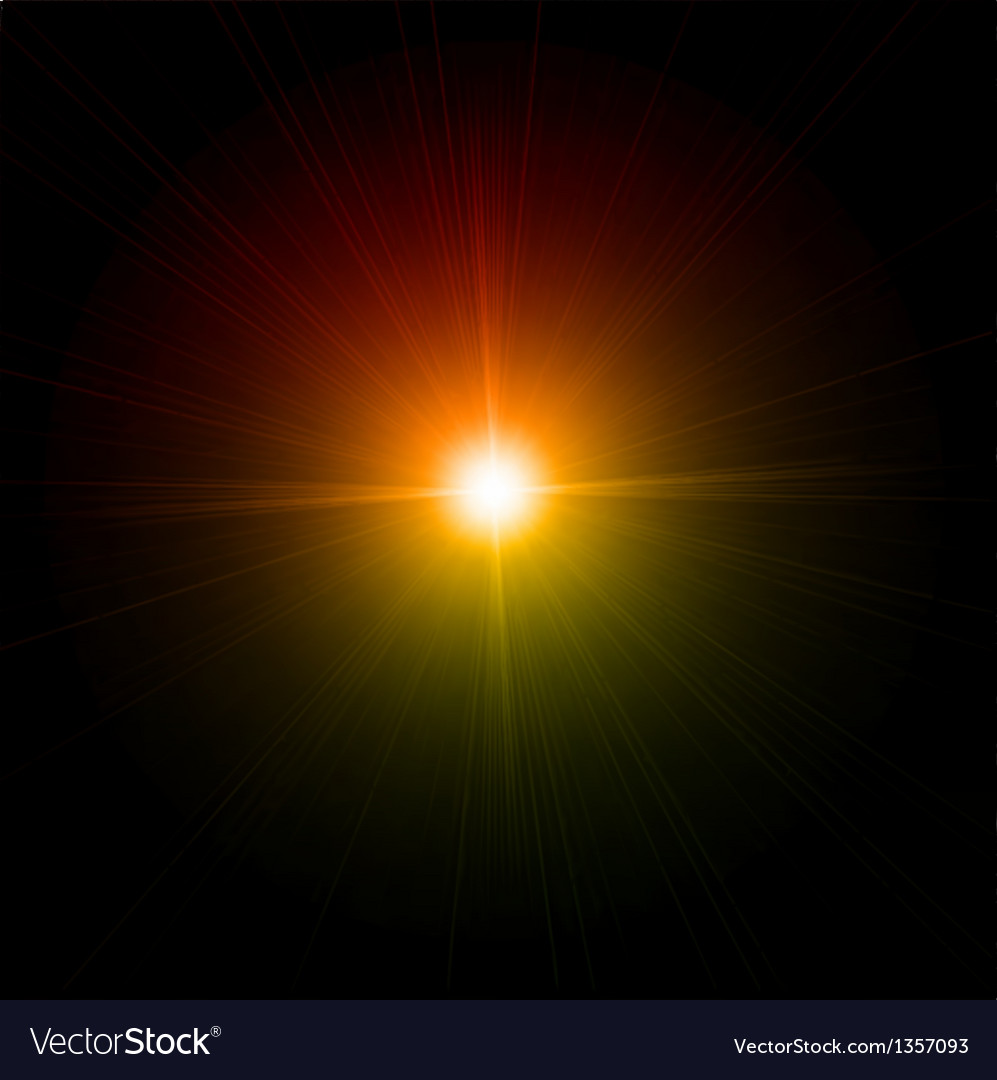 Light flare effect Royalty Free Vector Image - VectorStock