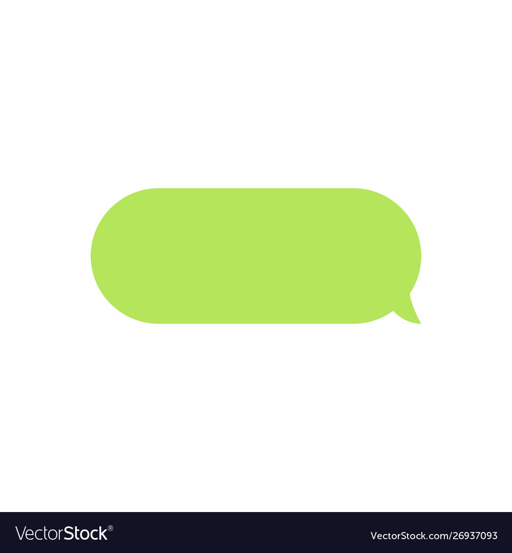 Message bubbles chat template Royalty Free Vector Image