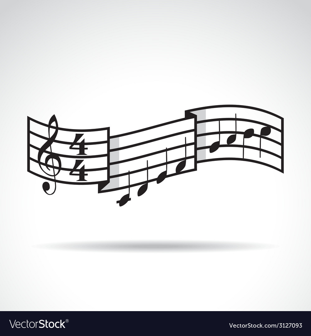 Music notes Royalty Free Vector Image - VectorStock