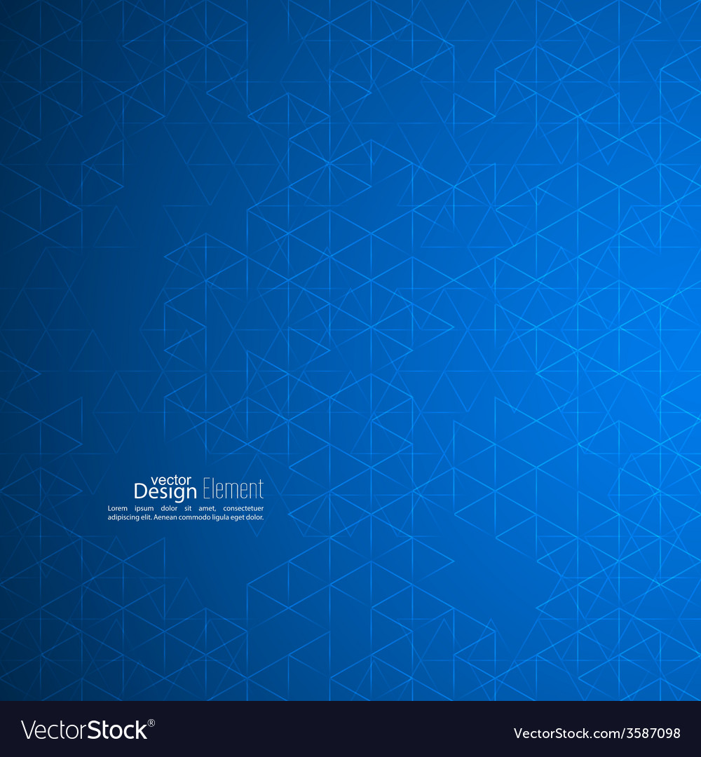 Creative abstract triangle pattern Royalty Free Vector Image