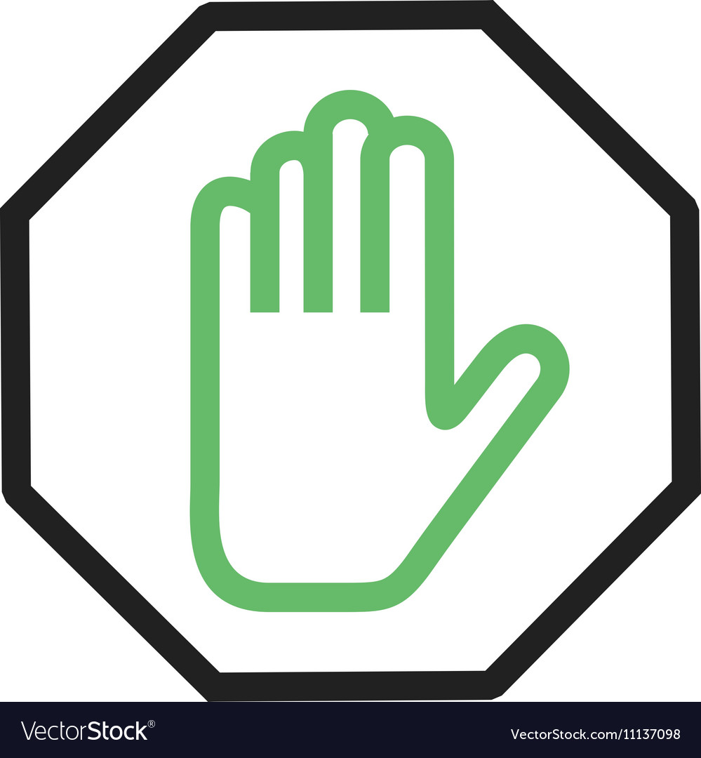 Halt Royalty Free Vector Image - VectorStock