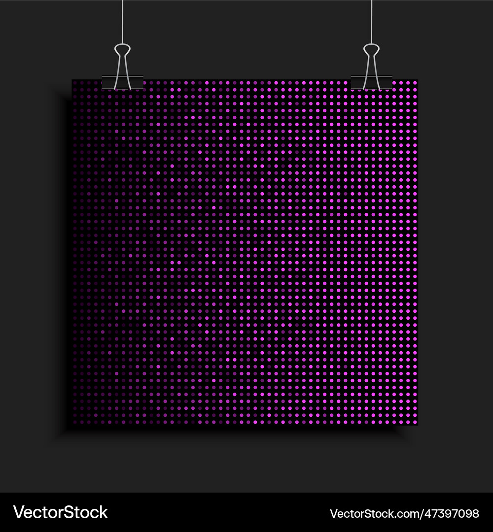 Poster from purple sequins glitters or sparkles Vector Image