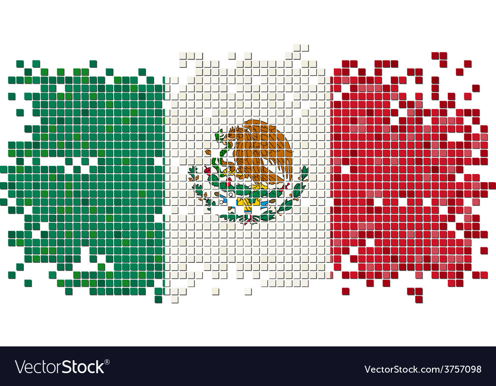 Tile flag Royalty Free Vector Image - VectorStock