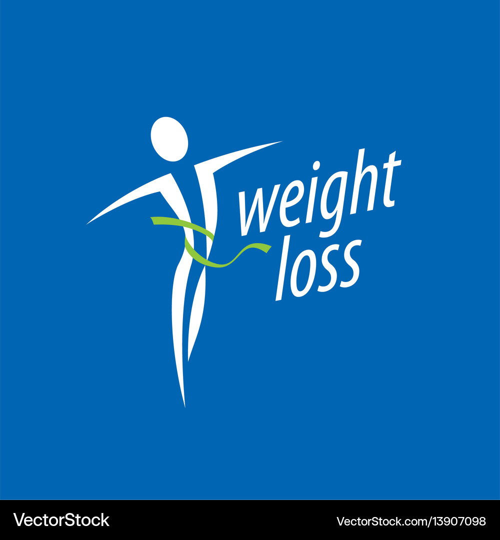 Weight loss logo Royalty Free Vector Image - VectorStock