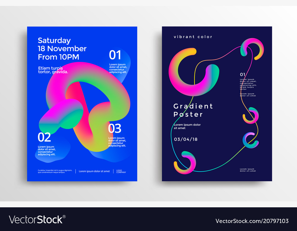 Creative design poster Royalty Free Vector Image