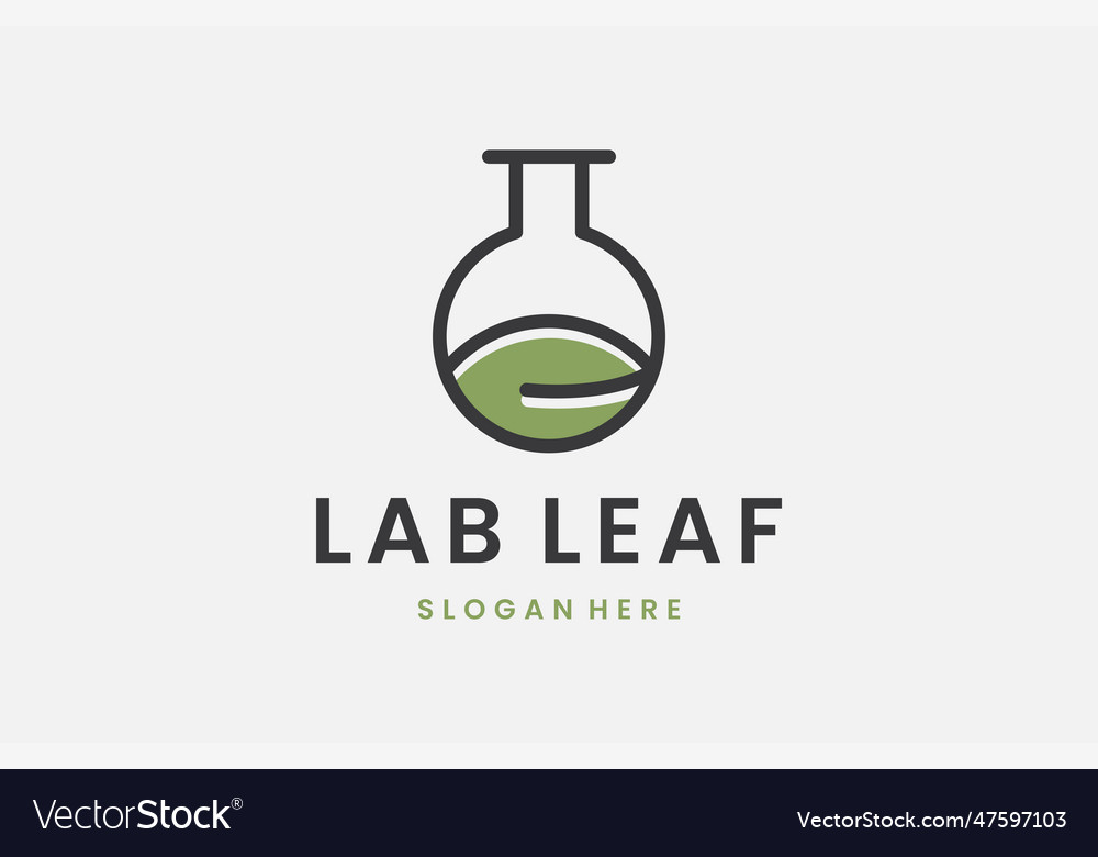 Lab leaf Royalty Free Vector Image - VectorStock