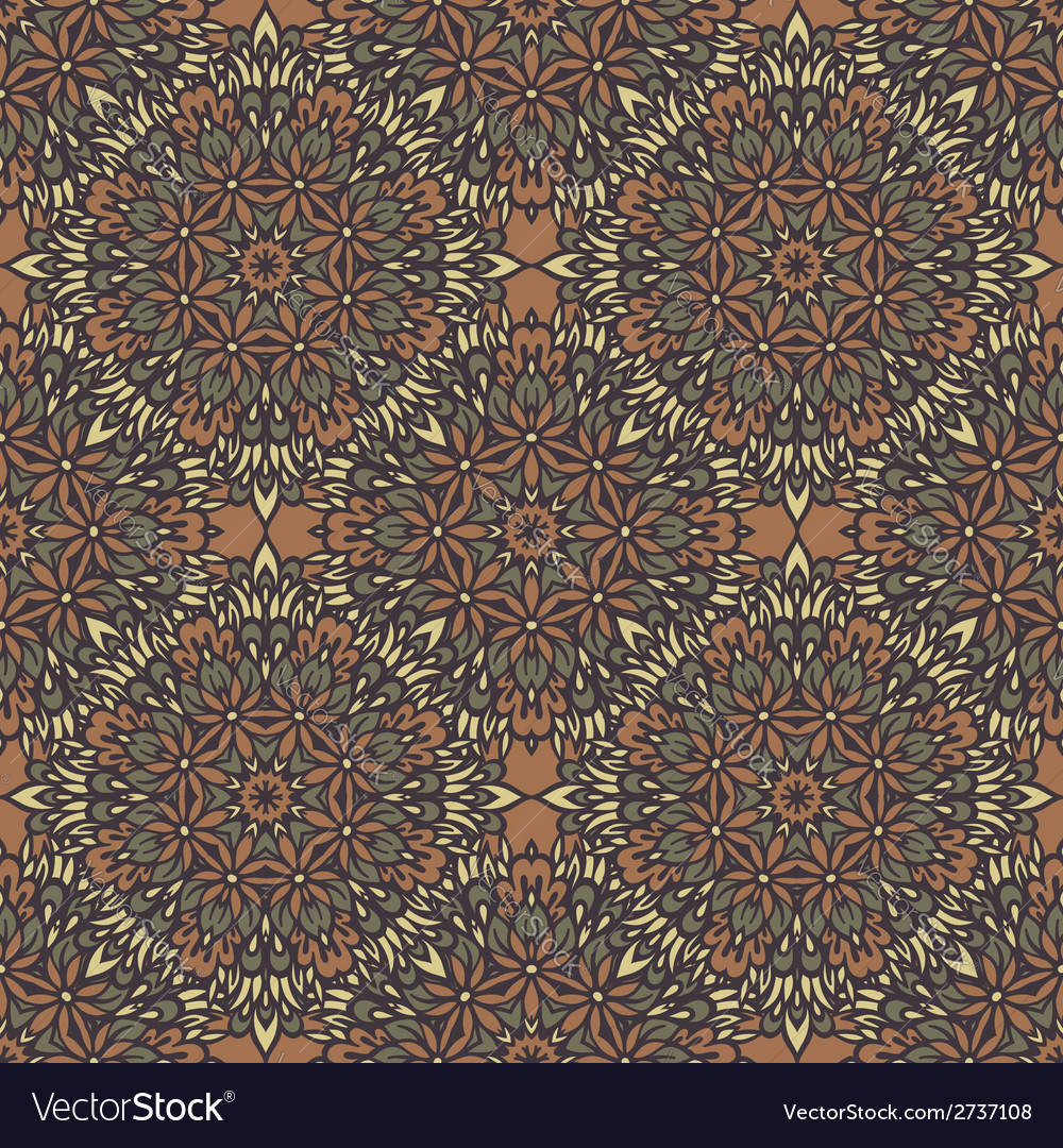 Arabesque seamless pattern Royalty Free Vector Image