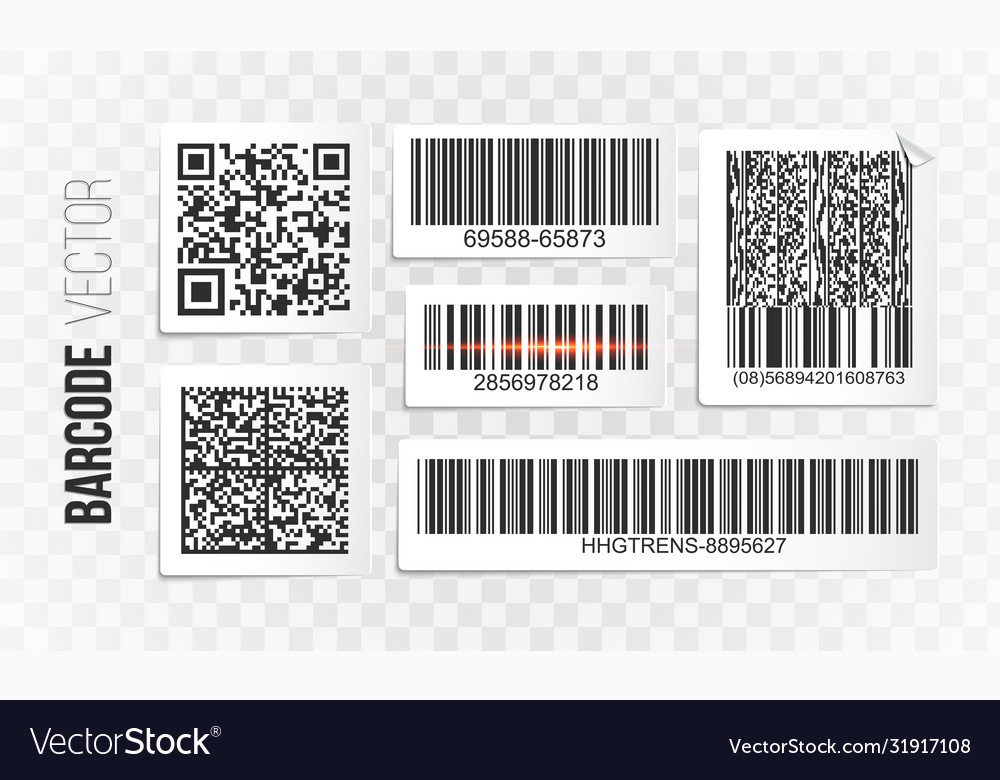 Barcode label set Royalty Free Vector Image - VectorStock