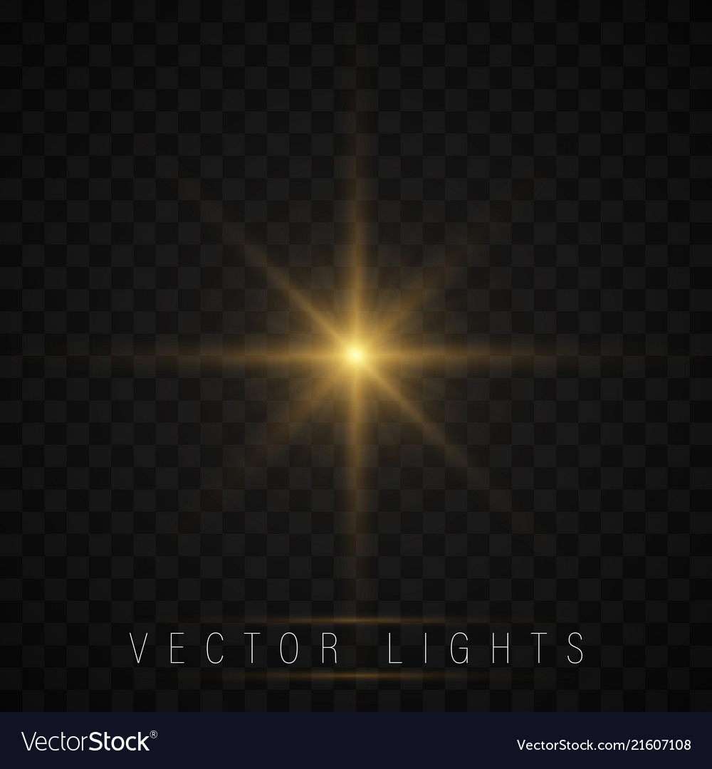 Glow light effect Royalty Free Vector Image - VectorStock