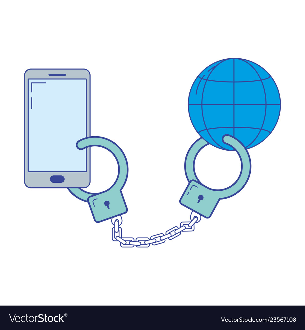 Security system cartoon Royalty Free Vector Image