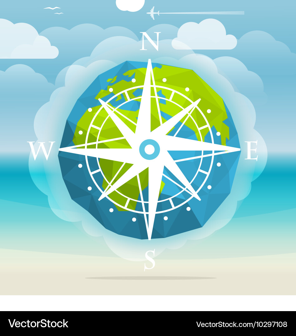 Vacation travelling concept travel Royalty Free Vector Image