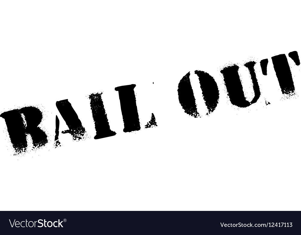 Bail out stamp Royalty Free Vector Image - VectorStock