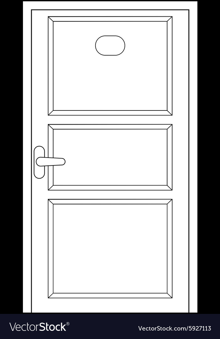 Door Royalty Free Vector Image - VectorStock