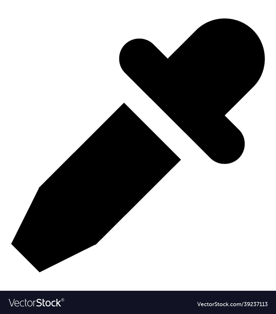 Dropper tool Royalty Free Vector Image - VectorStock