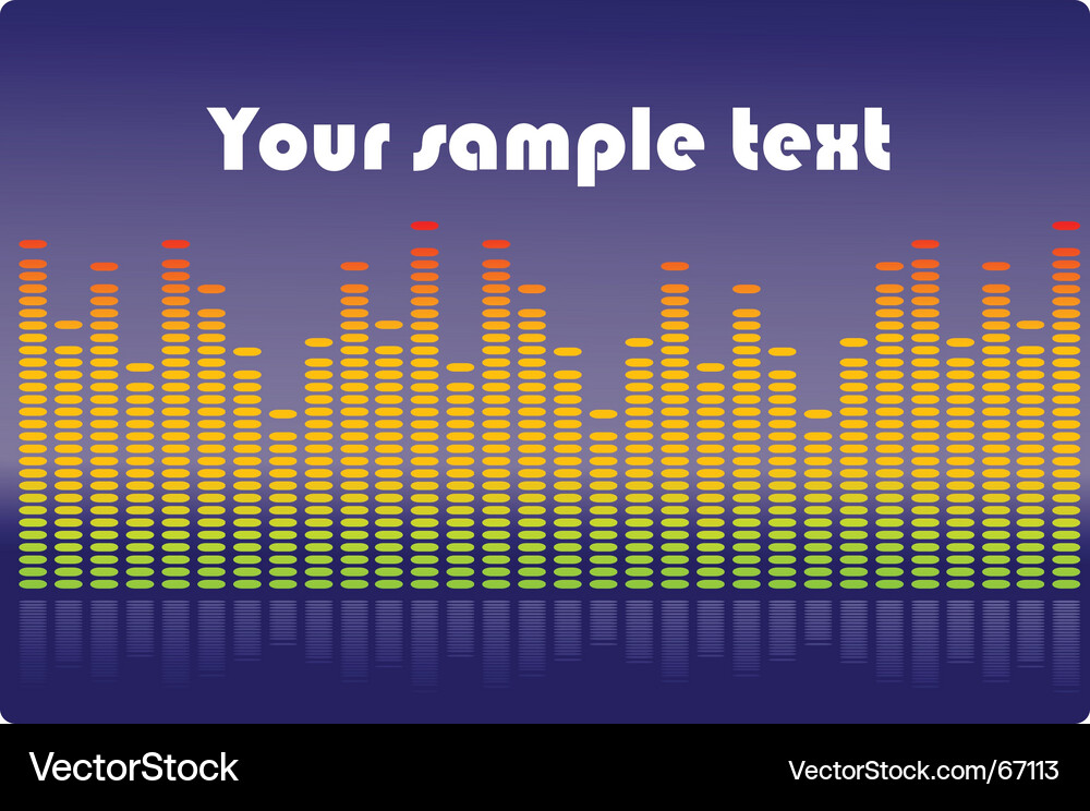 Equalizer Royalty Free Vector Image - VectorStock
