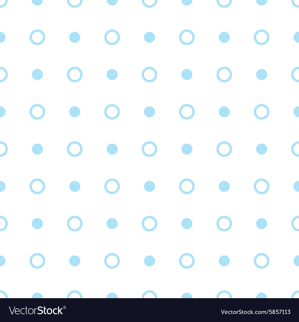 Geometric blue seamless patterns dots Royalty Free Vector