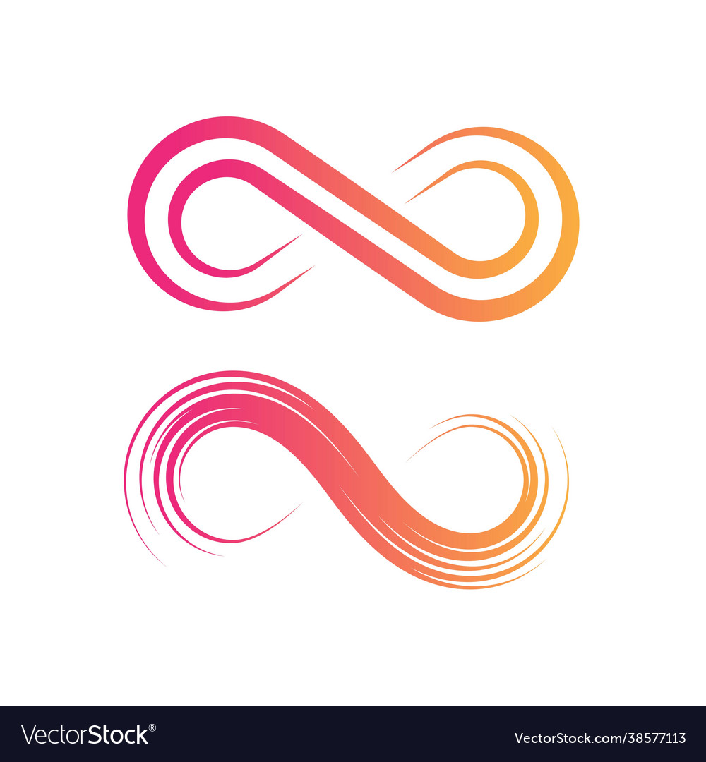 Infinity design icon Royalty Free Vector Image