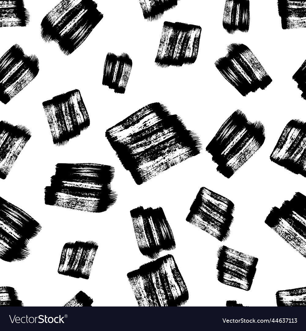 Seamless pattern with hand drawn scribble smears Vector Image