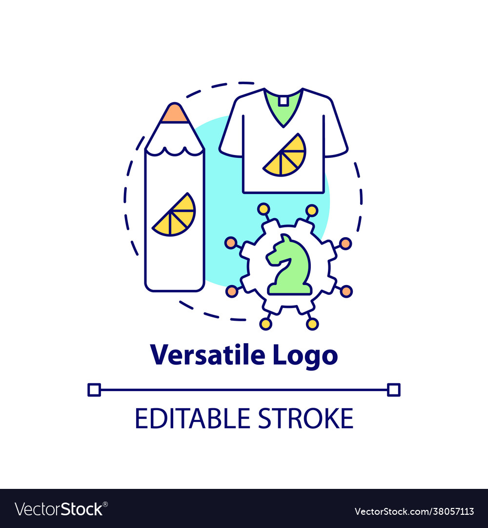 Versatile logo concept icon Royalty Free Vector Image