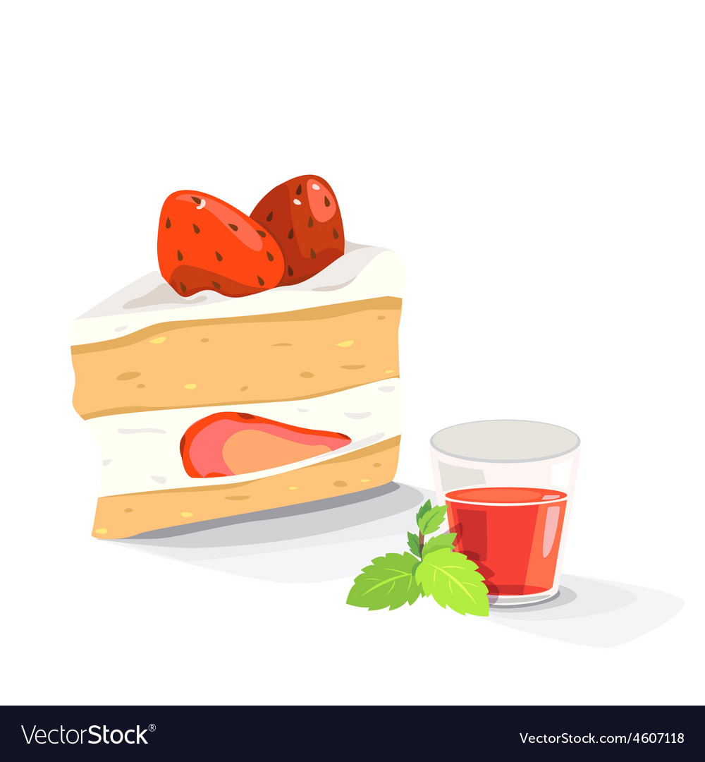Cake Royalty Free Vector Image - VectorStock