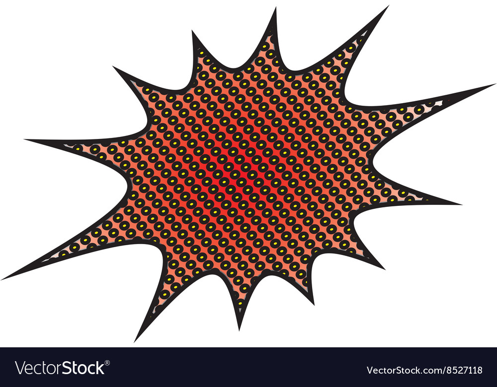 Comic burst Royalty Free Vector Image - VectorStock