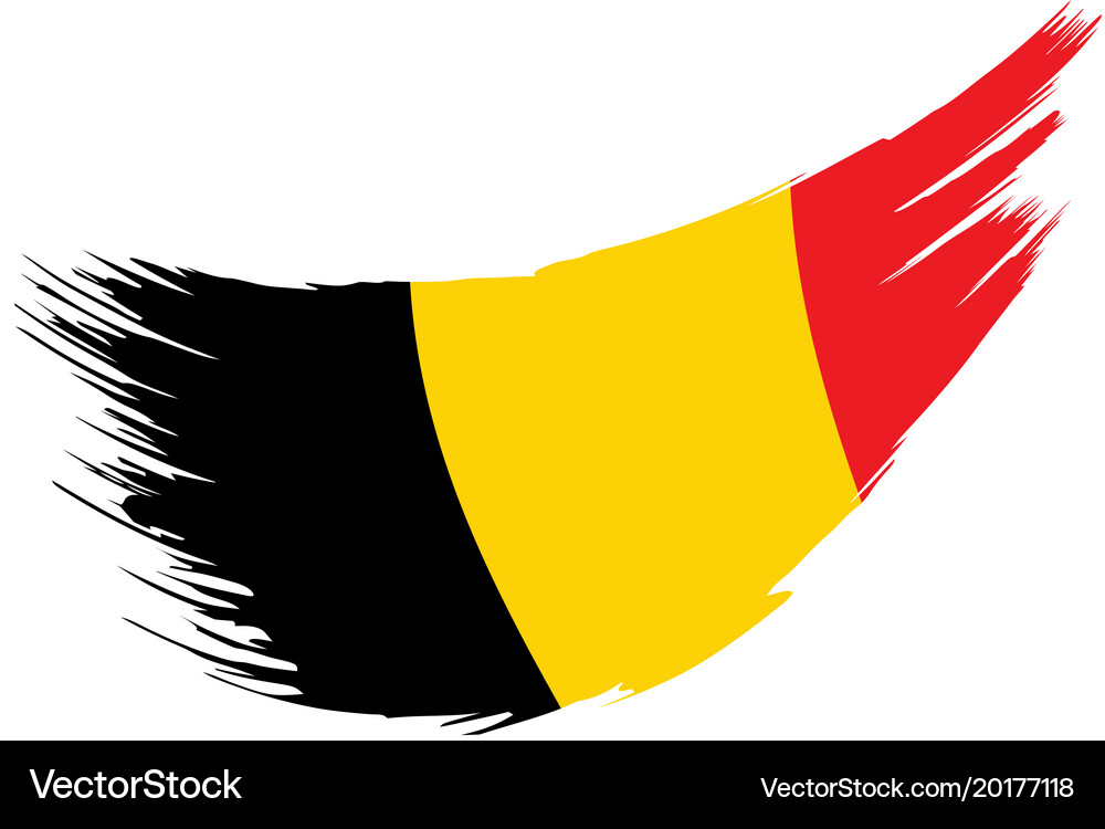 Flag of belgium Royalty Free Vector Image - VectorStock