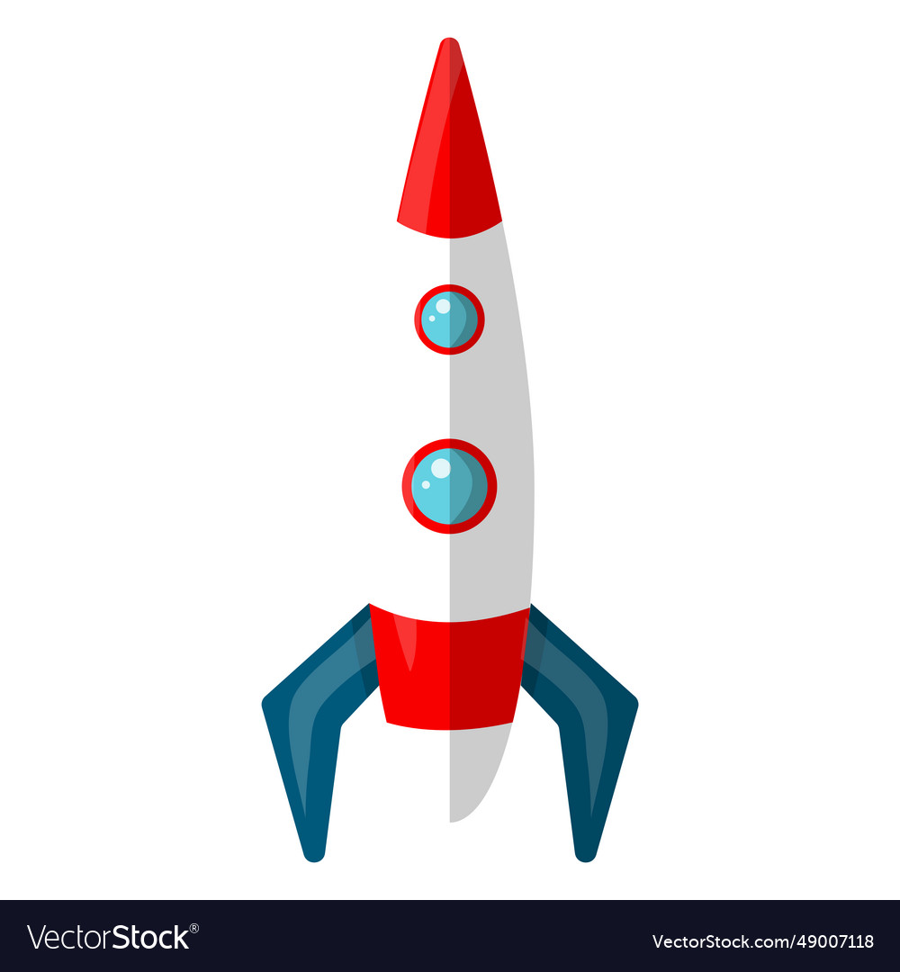 Space rocket Royalty Free Vector Image - VectorStock