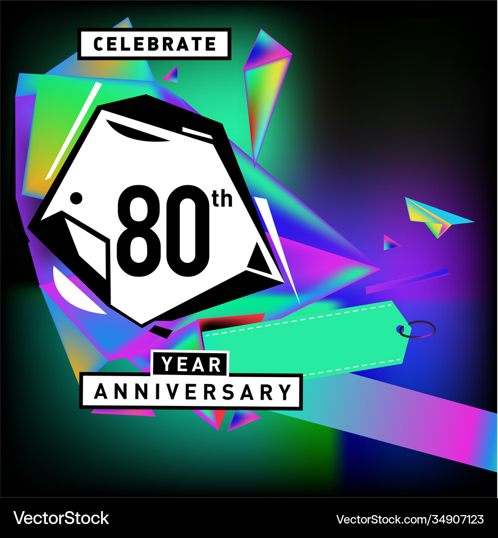 100th anniversary celebration colorful background Vector Image