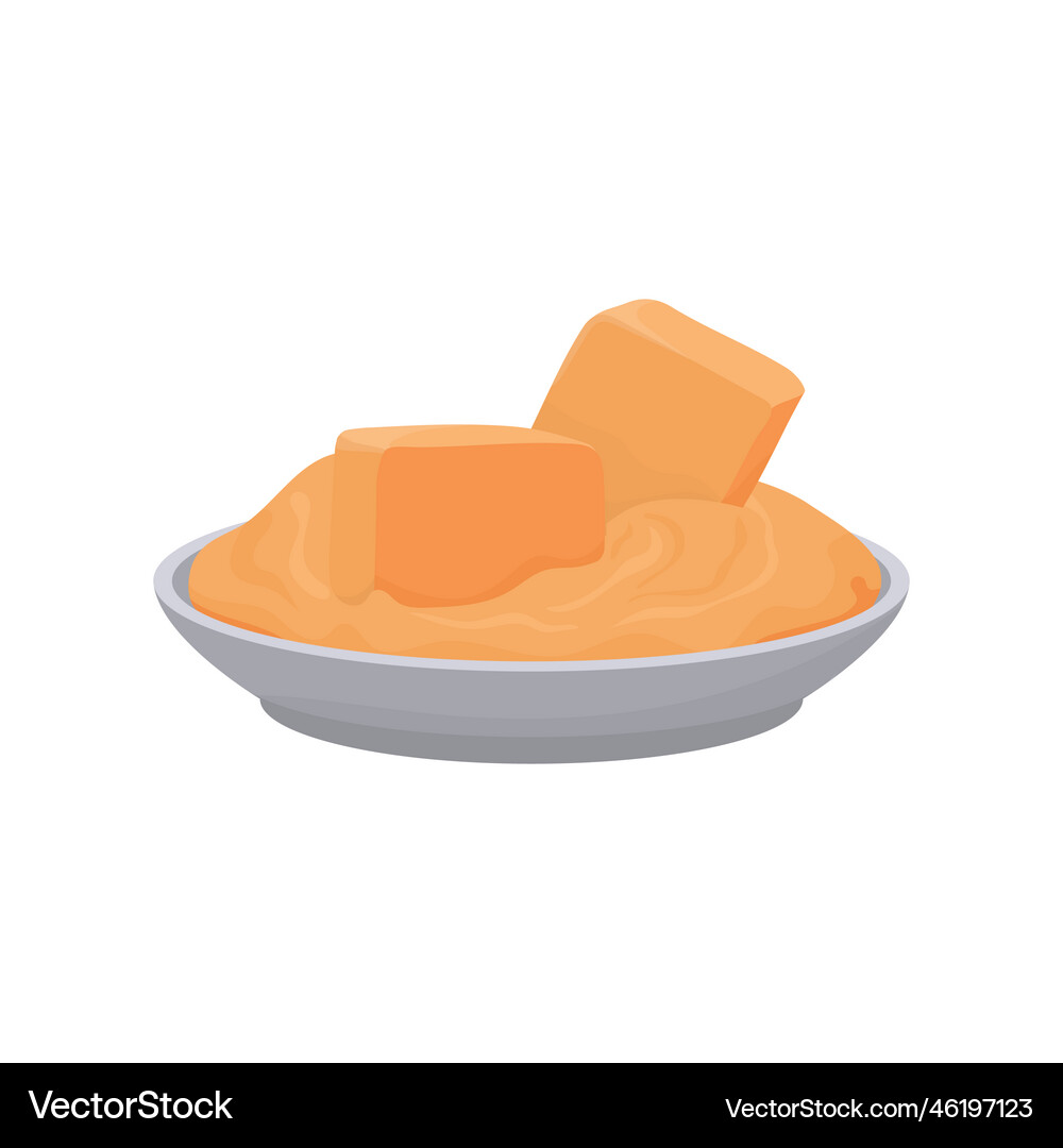 Bowl with coconut palm sugar alternative sugar Vector Image
