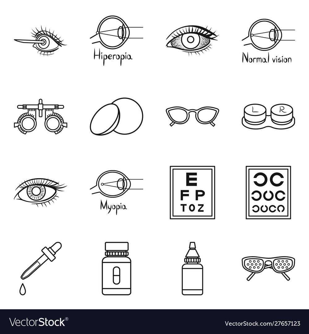 Optometry Symbol 990+ Optometrist Logo Stock Illustrations,