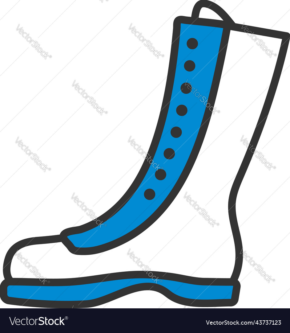Icon of hiking boot Royalty Free Vector Image - VectorStock