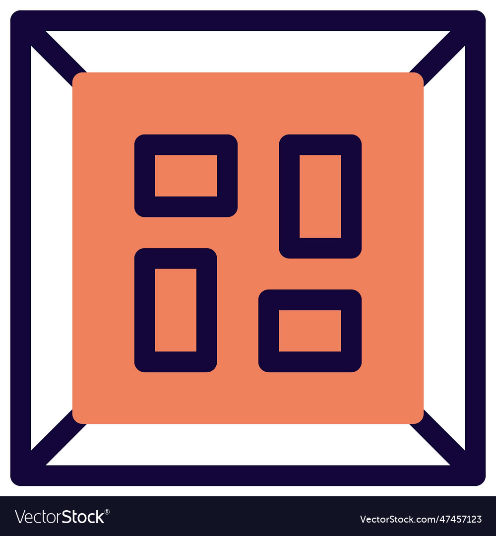 Multiple pictures contained in one large frame Vector Image