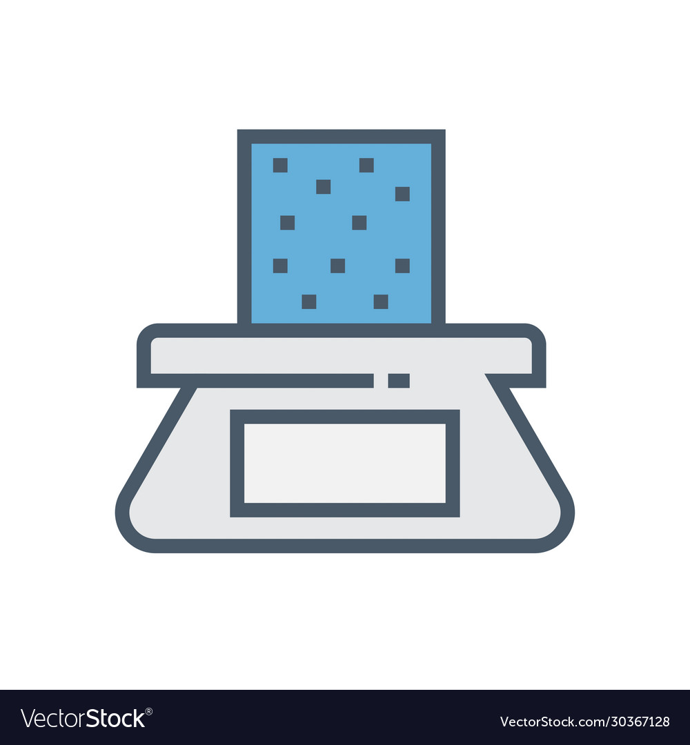 Concrete testing icon Royalty Free Vector Image