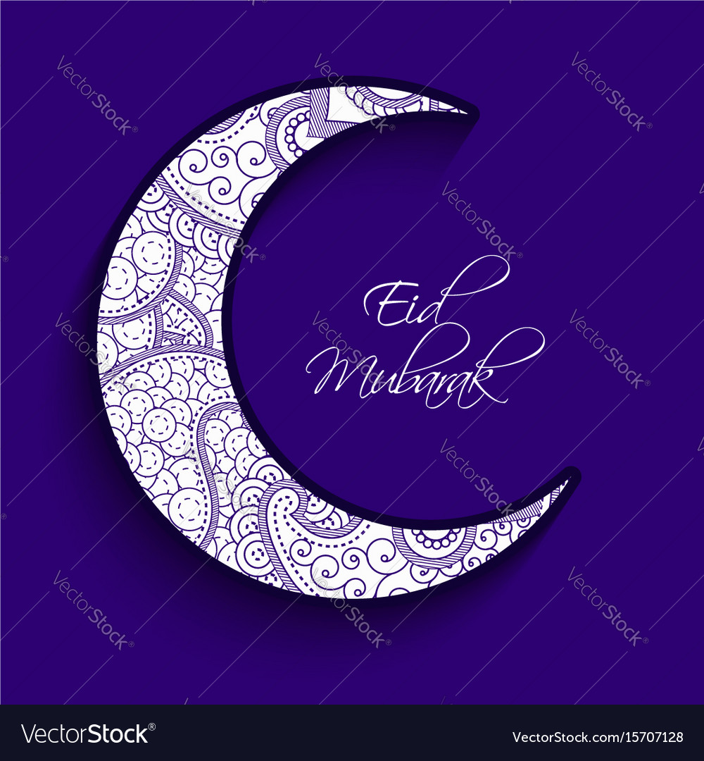 Eid background Royalty Free Vector Image - VectorStock