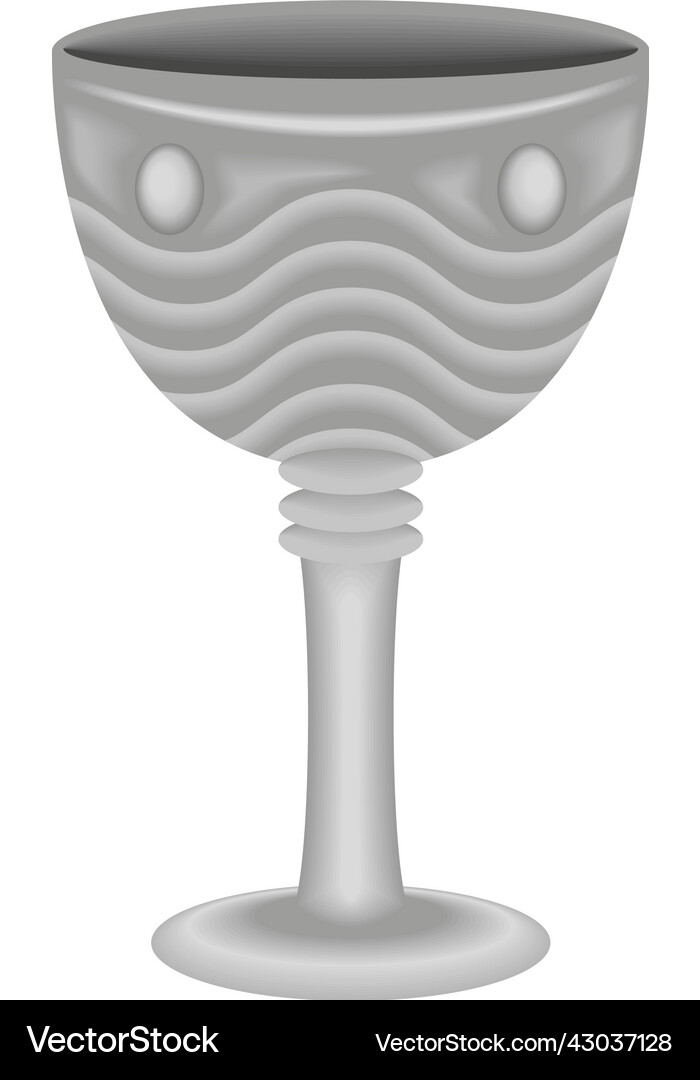 Jewish sacred chalice Royalty Free Vector Image