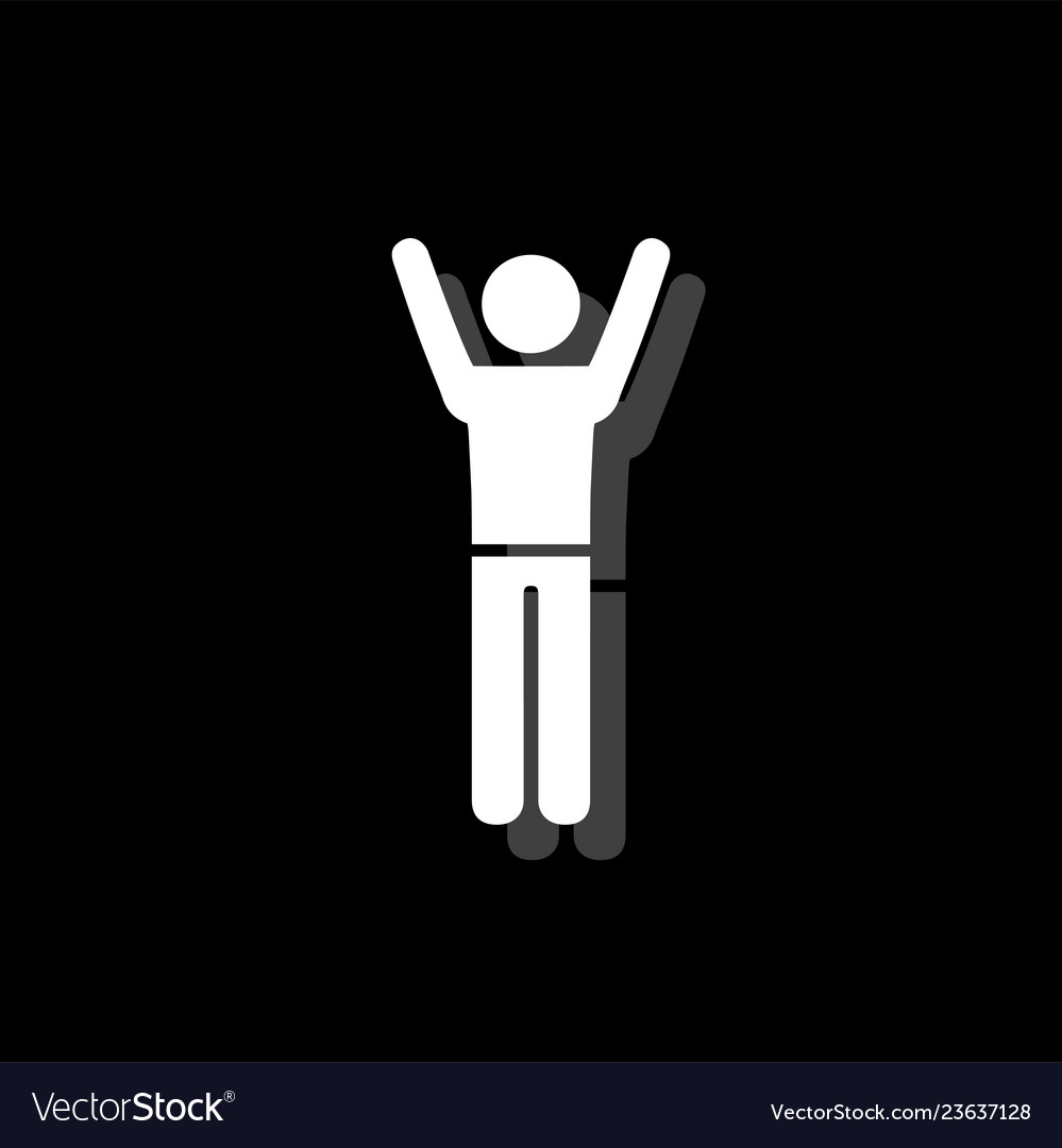 Man icon flat Royalty Free Vector Image - VectorStock