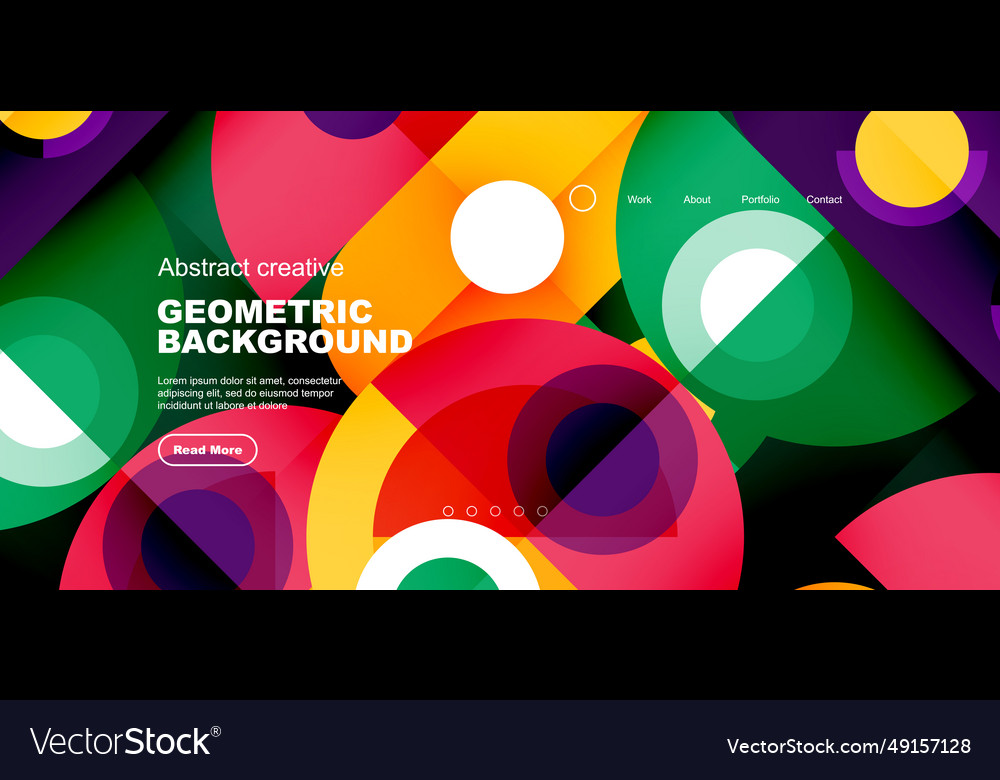 Simple circles and round elements pattern Vector Image