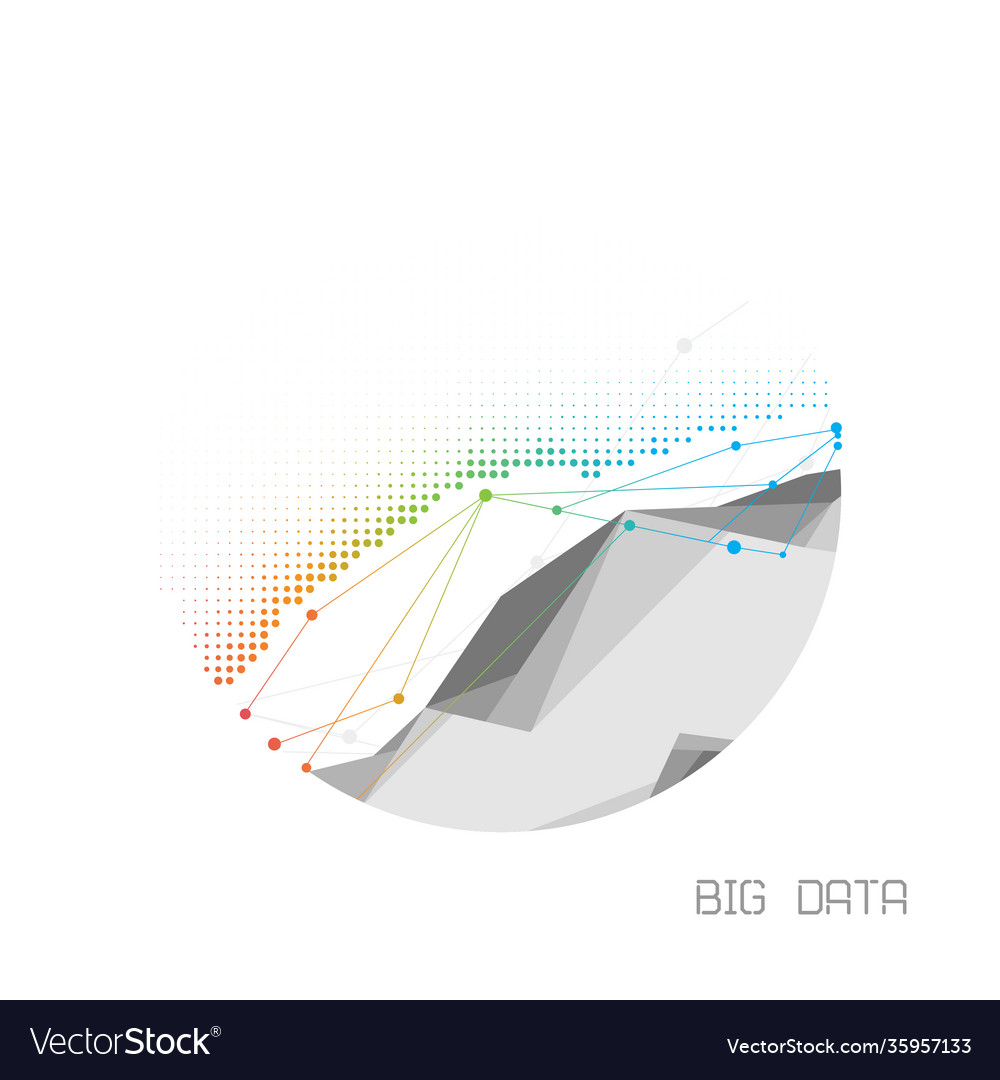 Abstract Infographics Visualization Royalty Free Vector