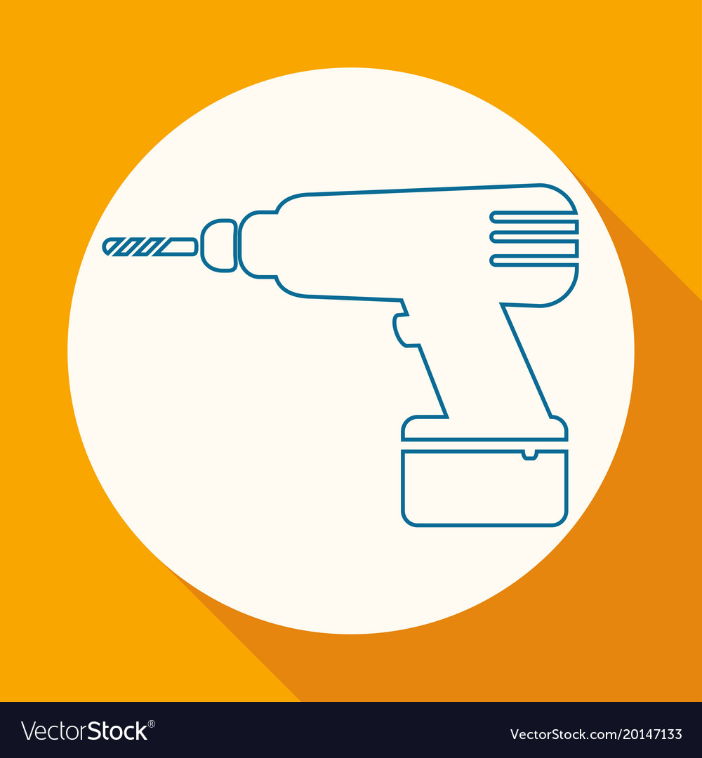 Drill icon Royalty Free Vector Image - VectorStock