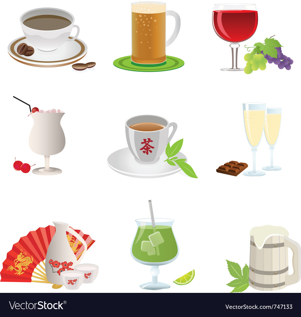 Drinks icon Royalty Free Vector Image - VectorStock