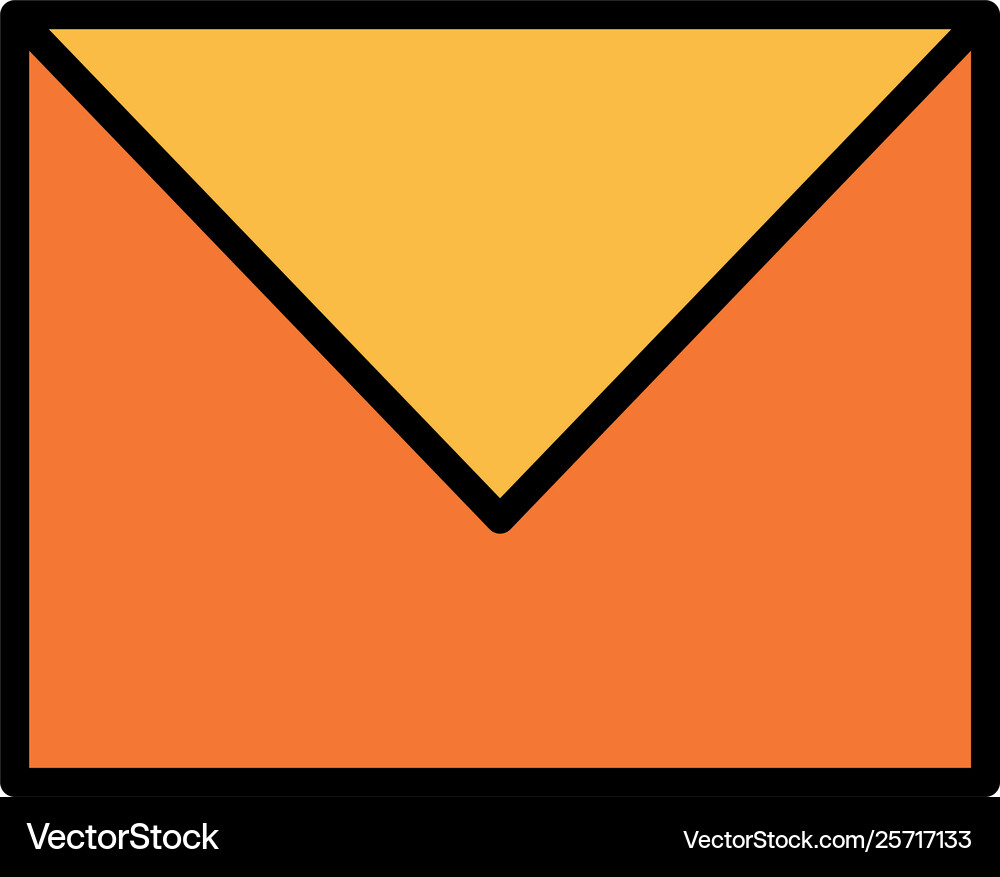 Email envelope message Royalty Free Vector Image